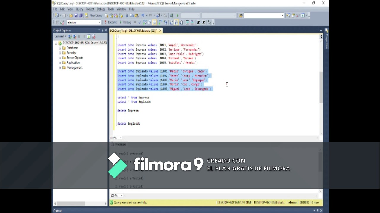 Entidad Relacion SQL server, Explicacion - YouTube