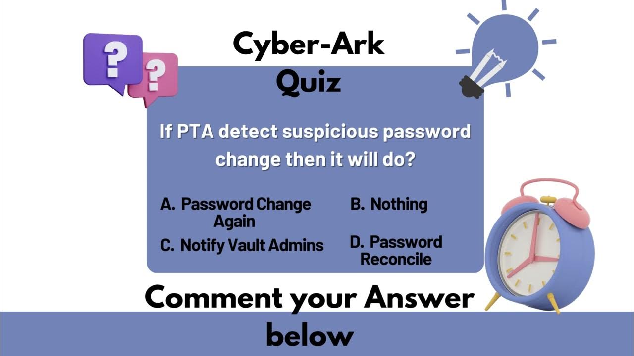 CyberArk Quiz Part - 20 - CyberArk Interview & Questions | SecApps Learning - YouTube
