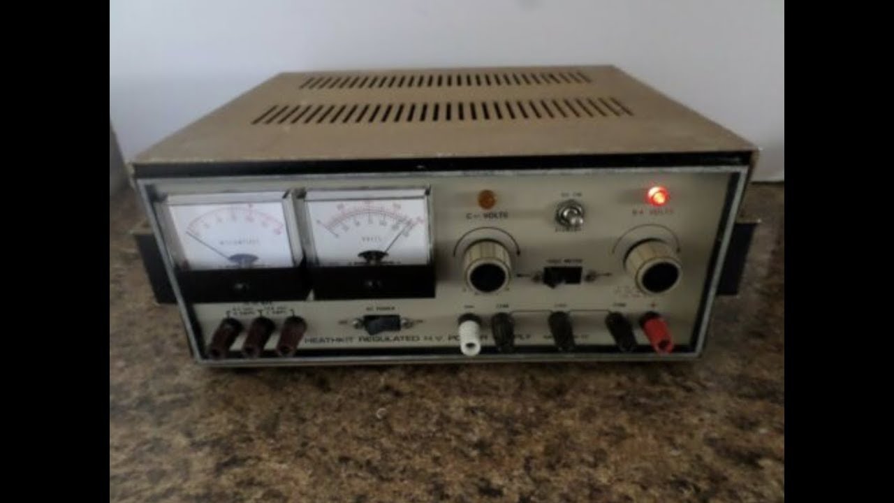 Heathkit IP-17 Standby voltage fluctuation - YouTube