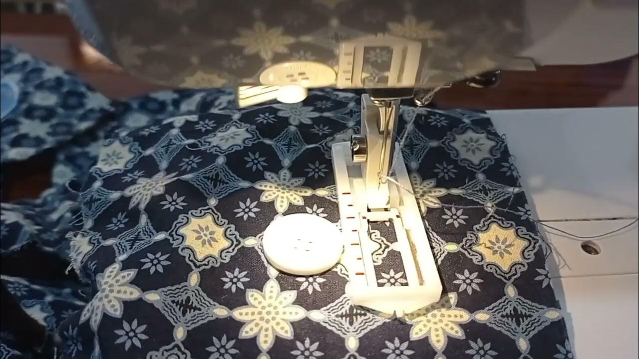 Membuat Lubang Kancing 4 Langkah dengan Mesin Jahit Portable Janome - YouTube