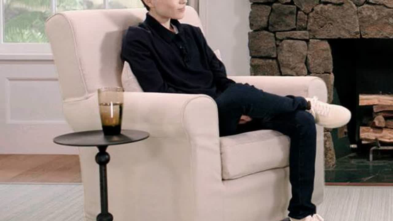 Elliot Page cries 'tears of joy' in Oprah interview - YouTube