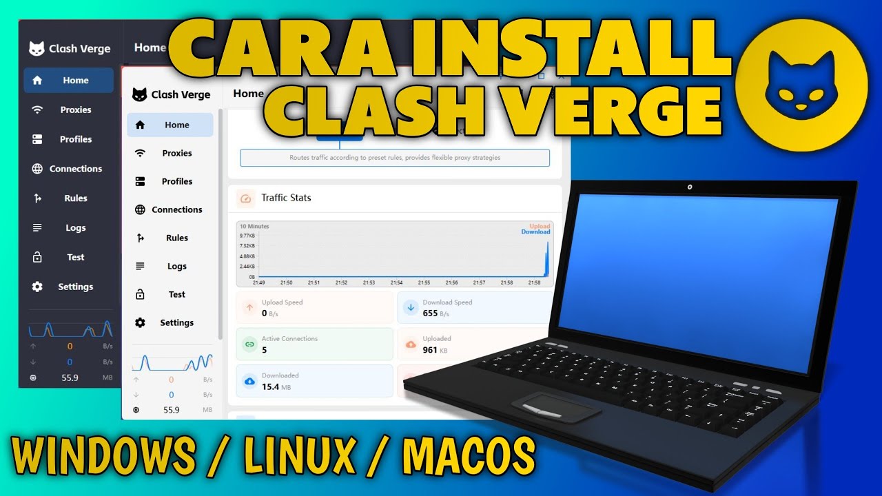 CARA INSTALL CLASH VERGE WINDOWS/LINUX/MACOS - YouTube