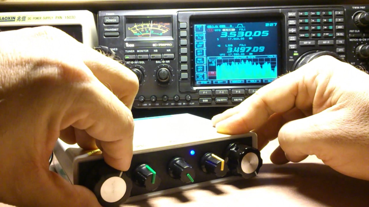 Sp5mg Elecraft hardware Af1 cw contest 80m - YouTube