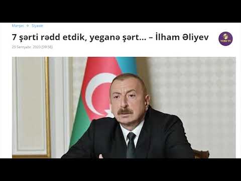 7 şərti rədd etdik, yeganə şərt… – İlham Əliyev sərt danışdı
