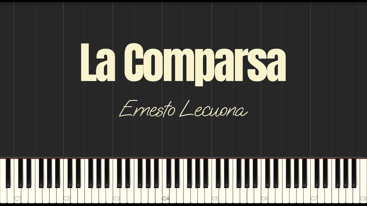 La Comparsa - Lecuona (Synthesia Piano Tutorial) • Joanna's Piano - YouTube