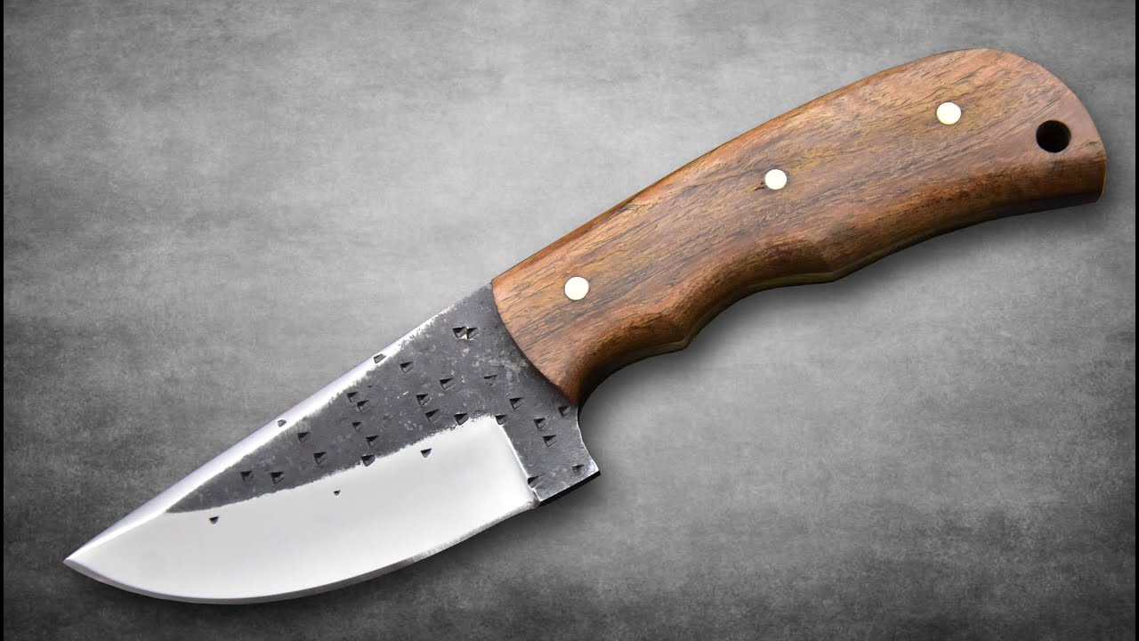 Utility Hunting Knife 1095 High Carbon Steel Camping Hunting Knife ...