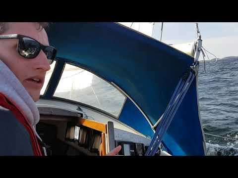 Crossing the Oslofjord in an Alo 28