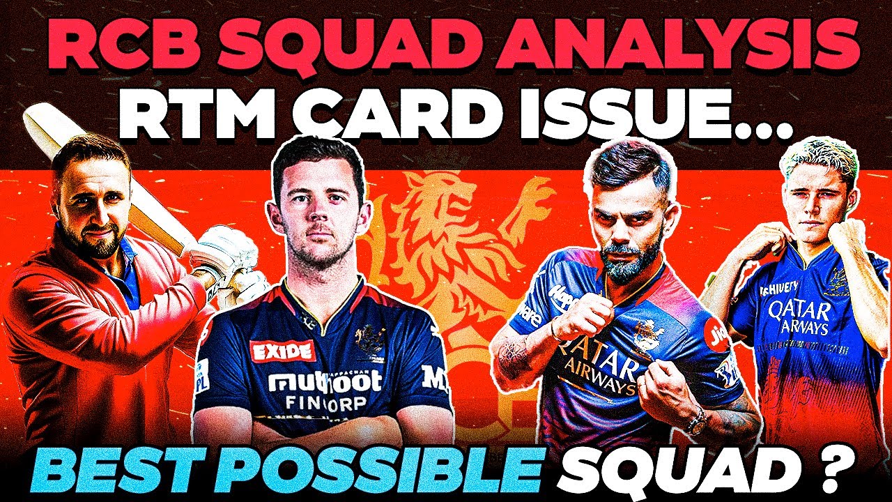 RCB Squad Analysis IPL 2025 | RCB IPL 2025 Squad | RCB Best Playing 11 IPL 2025 | RCB Squad ...