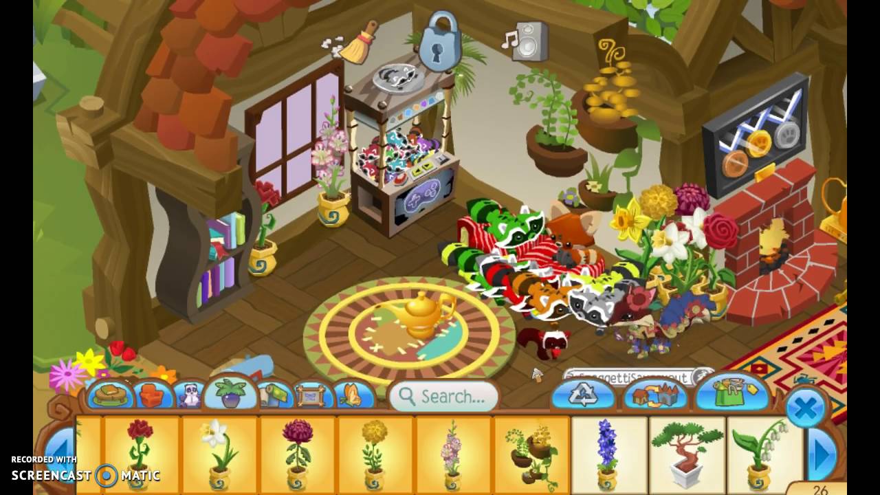 How to make a non member den on Animal Jam! - YouTube