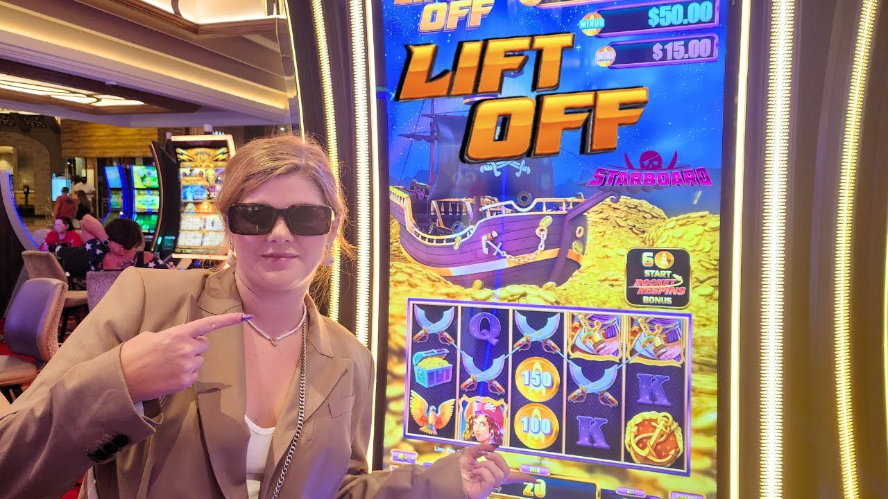 Hitting Bonuses on the New LIFT OFF Slot Machine! - YouTube