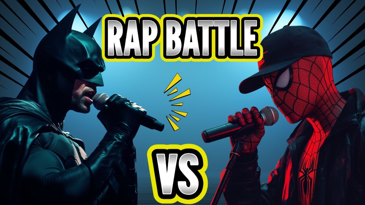 Batman v Spiderman Rap Battle! Who Won?! - YouTube