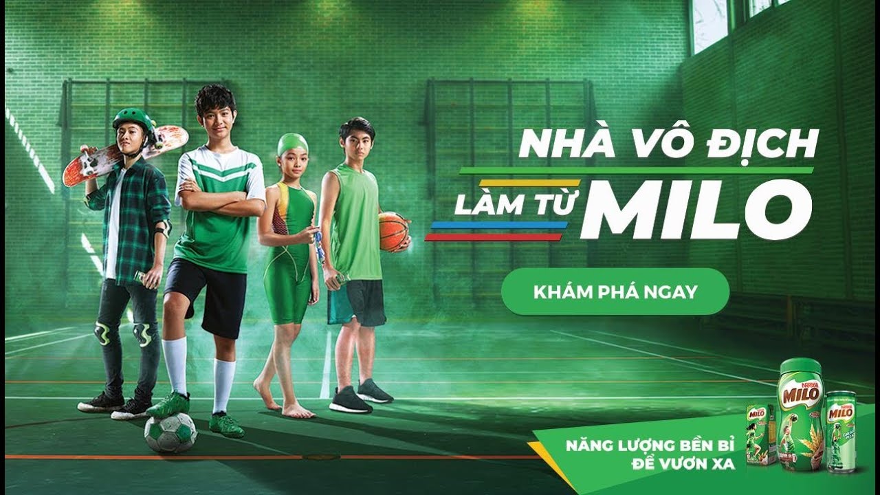 NHÀ VÔ ĐỊCH LÀM TỪ MILO - Nestlé MILO VN - YouTube