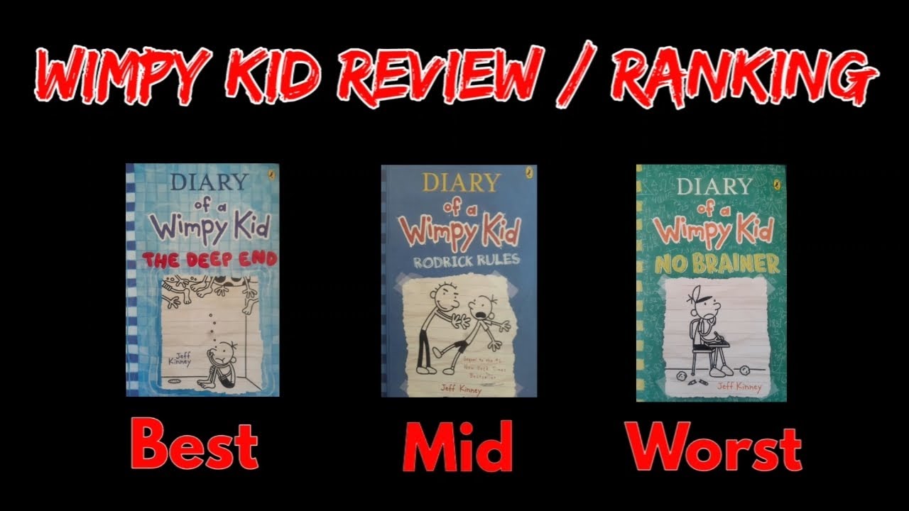 Reviewing and Ranking every Diary of a Wimpy Kid book. - YouTube