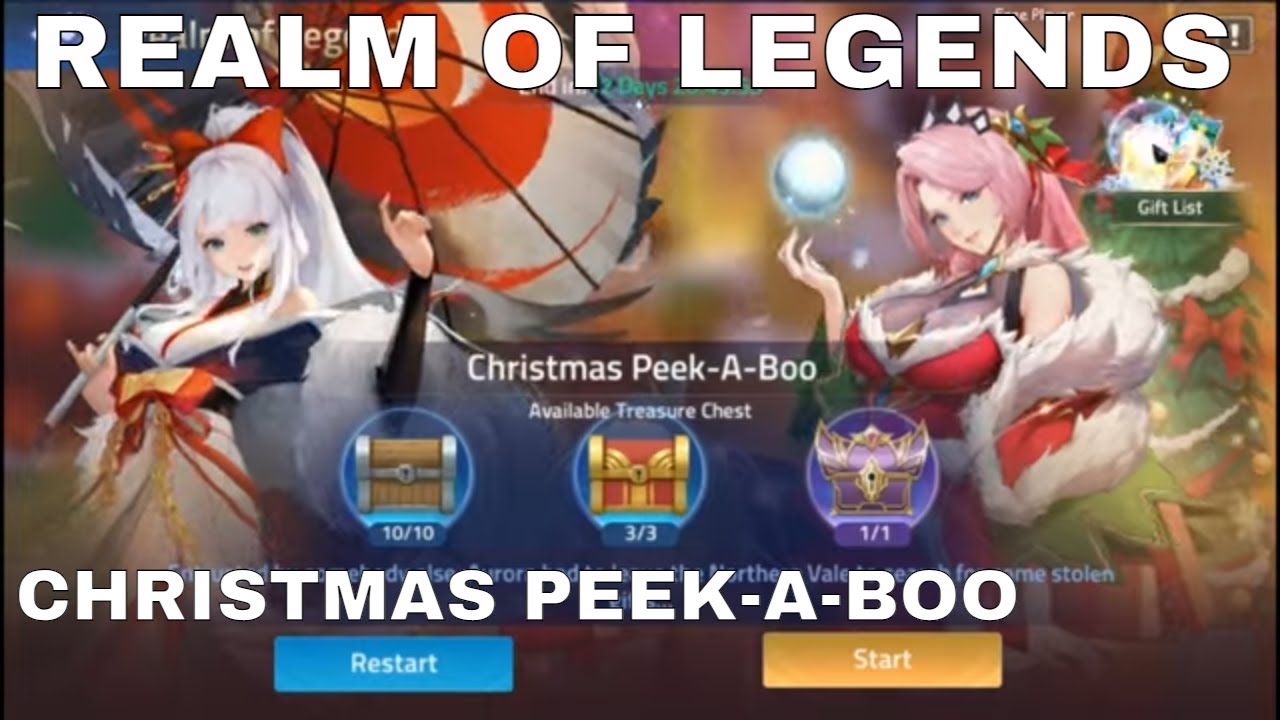 REALM OF LEGENDS | CHRISTMAS PEEK-A-BOO Mobile Legends: Adventure - YouTube