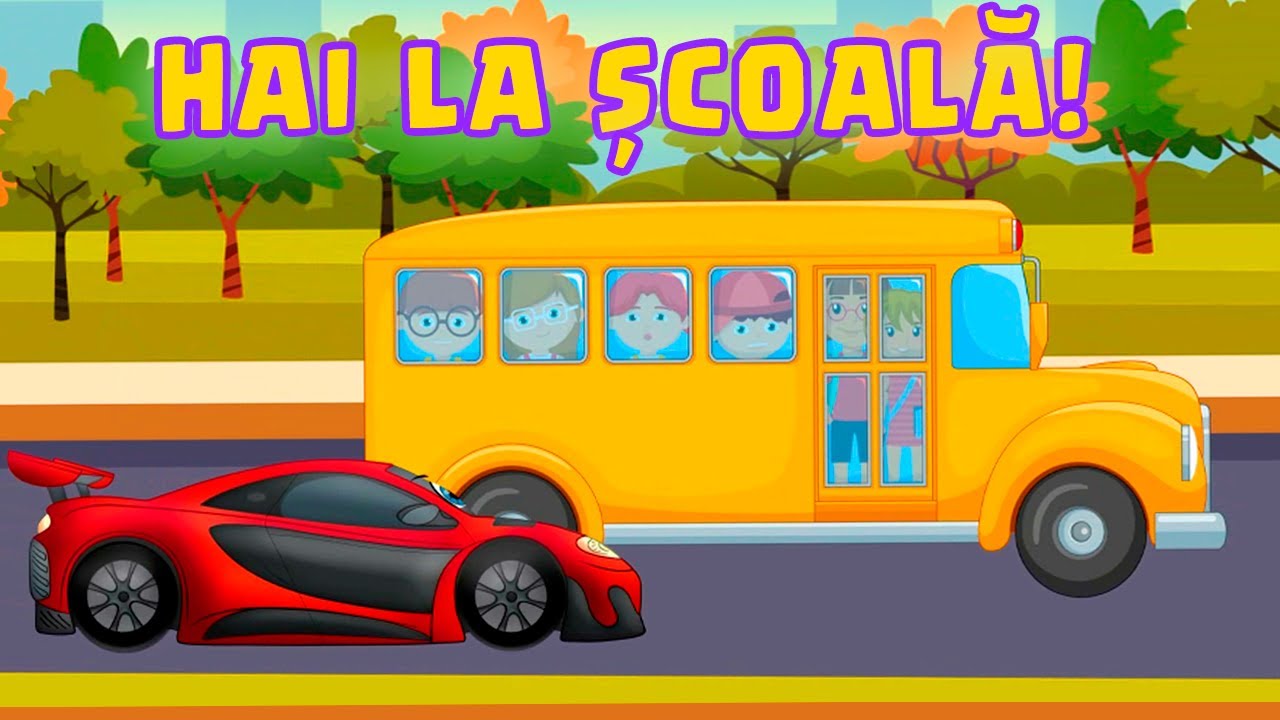 Hai la Scoala - Desene animate si poezii pentru copii - YouTube