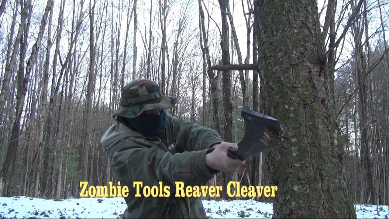 Zombie Tools Reaver Cleaver Test & Review - Tactical Show - YouTube