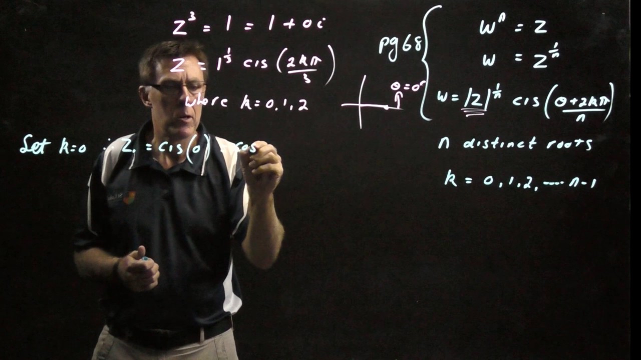 49a Roots Of Complex Nos Using De Moivre YouTube
