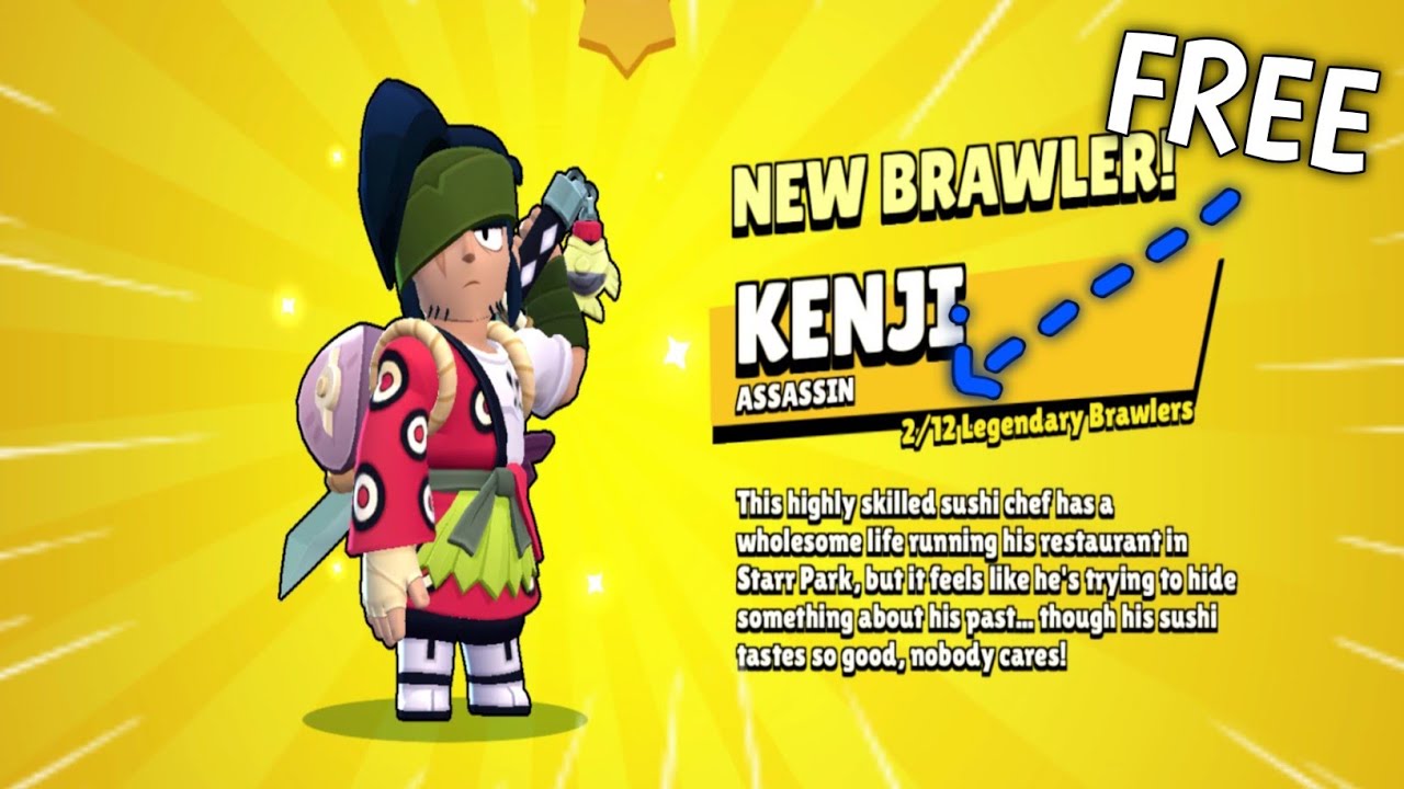 Unlock KENJI Free Legendary Brawlare - Brawl Start - YouTube