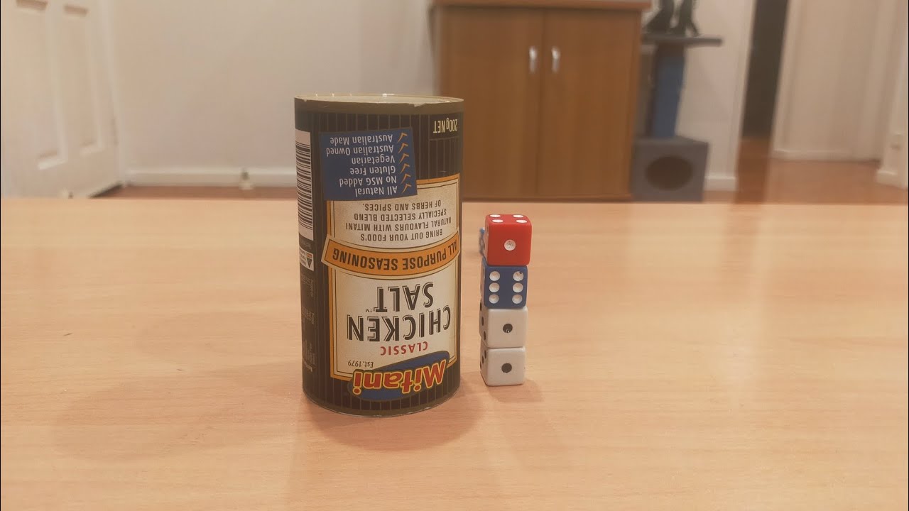 dice stacking tutorial - YouTube