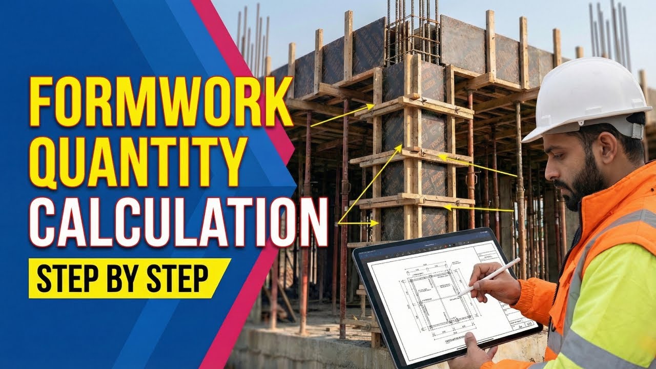 How to Calculate Formwork Quantity on Site | Shuttering Material ...
