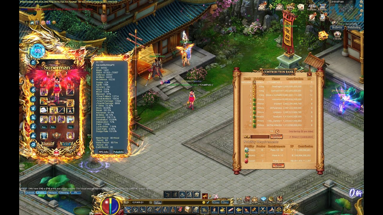 Some Play . |~*ChaMPioN~| V.S SeaEagle Queen 1 Play Conquer BR - YouTube