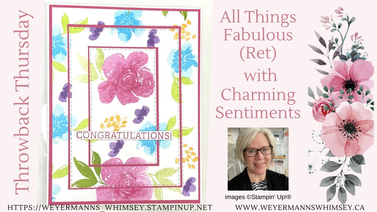 All Things Fabulous with Charming Sentiments Silhouette card ideas ...