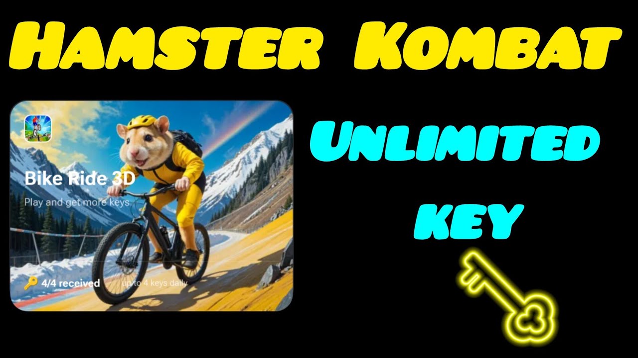 Hamster Kombat l Unlimited Key trick Hamster Kombat mini game key - YouTube