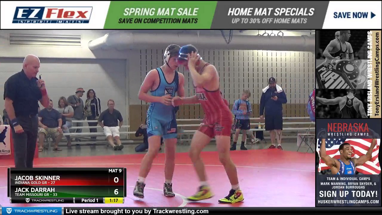 144 Jacob Skinner Indiana Gold GR vs Jack Darrah Team Missouri GR ...