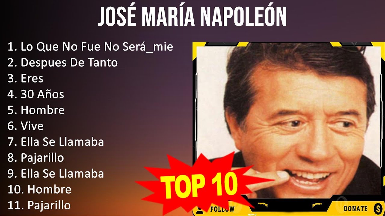 J O S é M A R í A N A P O L E ó N Mix 10 Maiores Sucessos Grandes
