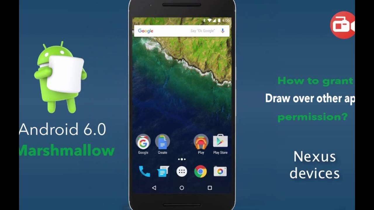 How to grant Draw over other apps permission on Android 6.0 and 7.0 - YouTube