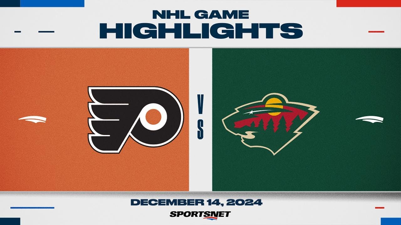 NHL Highlights | Flyers vs. Wild - December 14, 2024 - YouTube