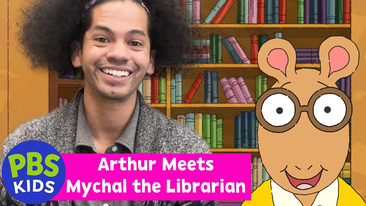 Arthur | Mychal the Librarian Meets Arthur | PBS KIDS - YouTube
