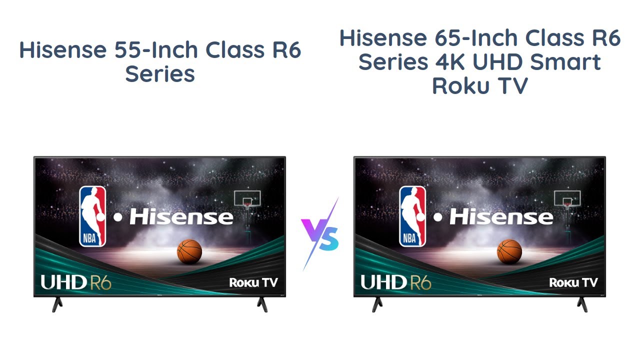 Hisense 55 Inch Vs 65 Inch R6 Series 4K UHD Smart Roku TV Comparison