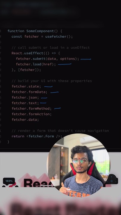 useFetcher() hook 🪝 in React Router #reactrouter #usefetcher #omlondhe - YouTube