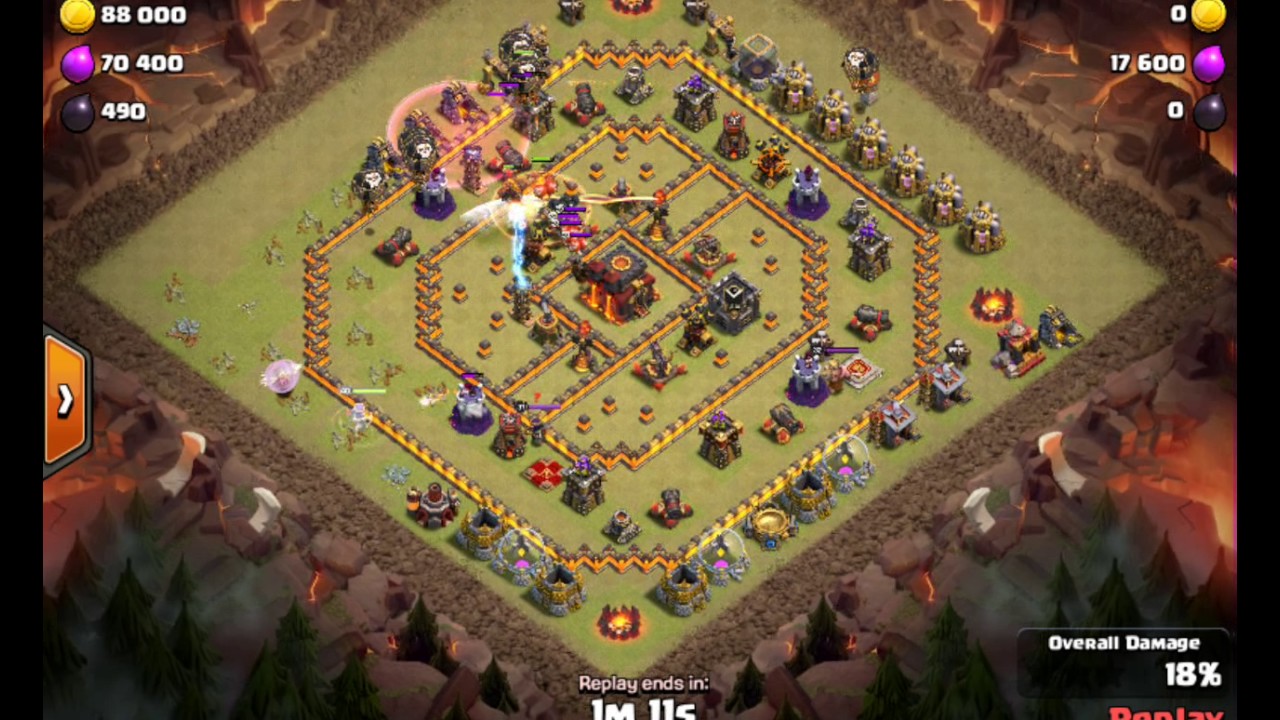 Max TH10 attack . - YouTube