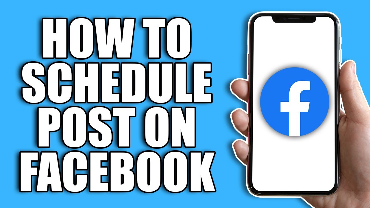 How To Schedule Post On Facebook Page 2024 - YouTube