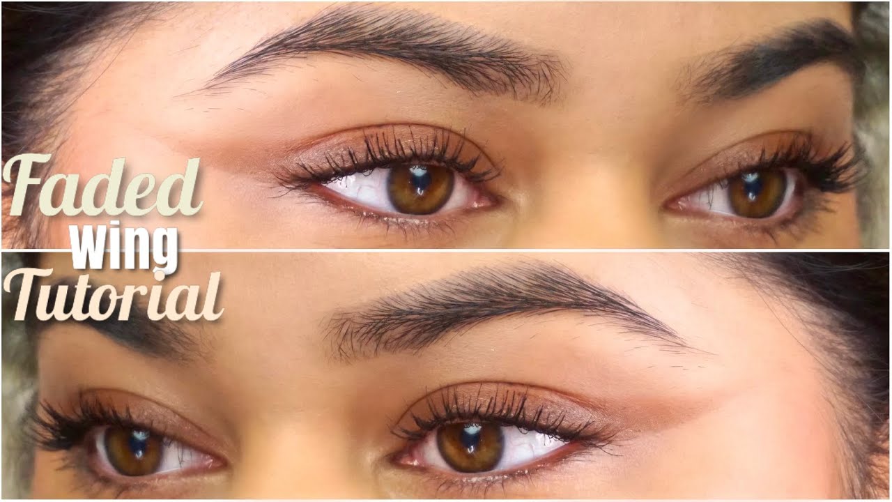 Easy 2 min Faded Wing Tutorial! - YouTube