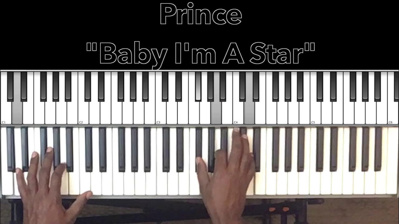 Prince "Baby I'm A Star" Piano Tutorial - YouTube