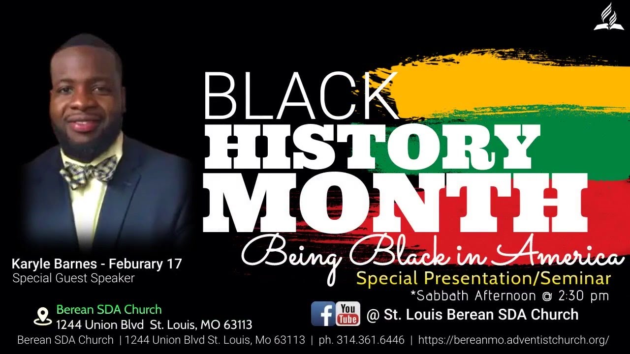 Celebrating Black History with Elder Karyle Barnes - YouTube