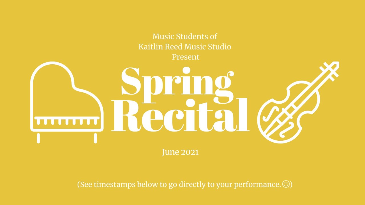 Spring Recital 2021 - YouTube