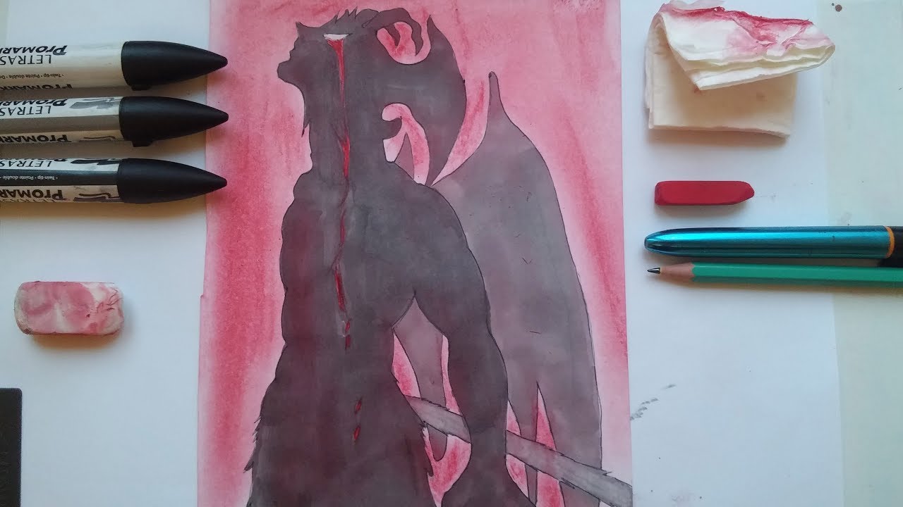 Speed drawing: Devilman Akira Fudo (Devilman Crybaby) | Comment ...