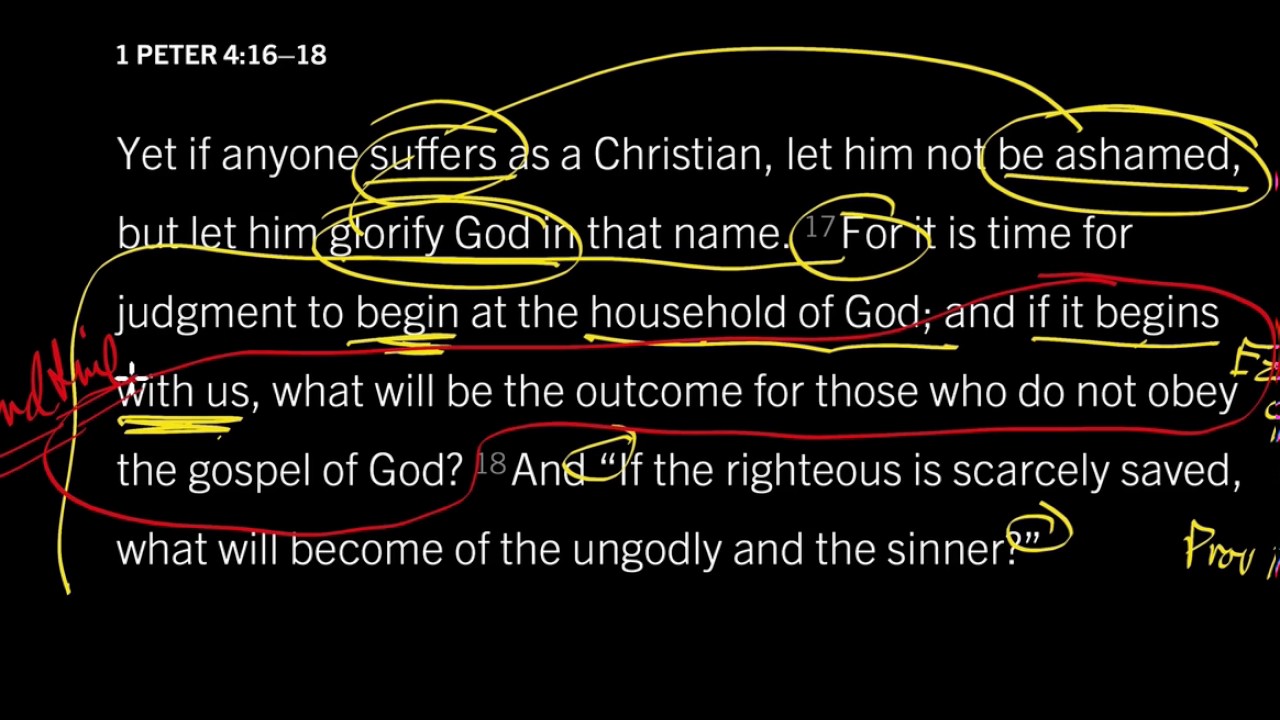 1 Peter 4 17 18 Saved Through The Fire Of Suffering 189656929 Mp4 YouTube