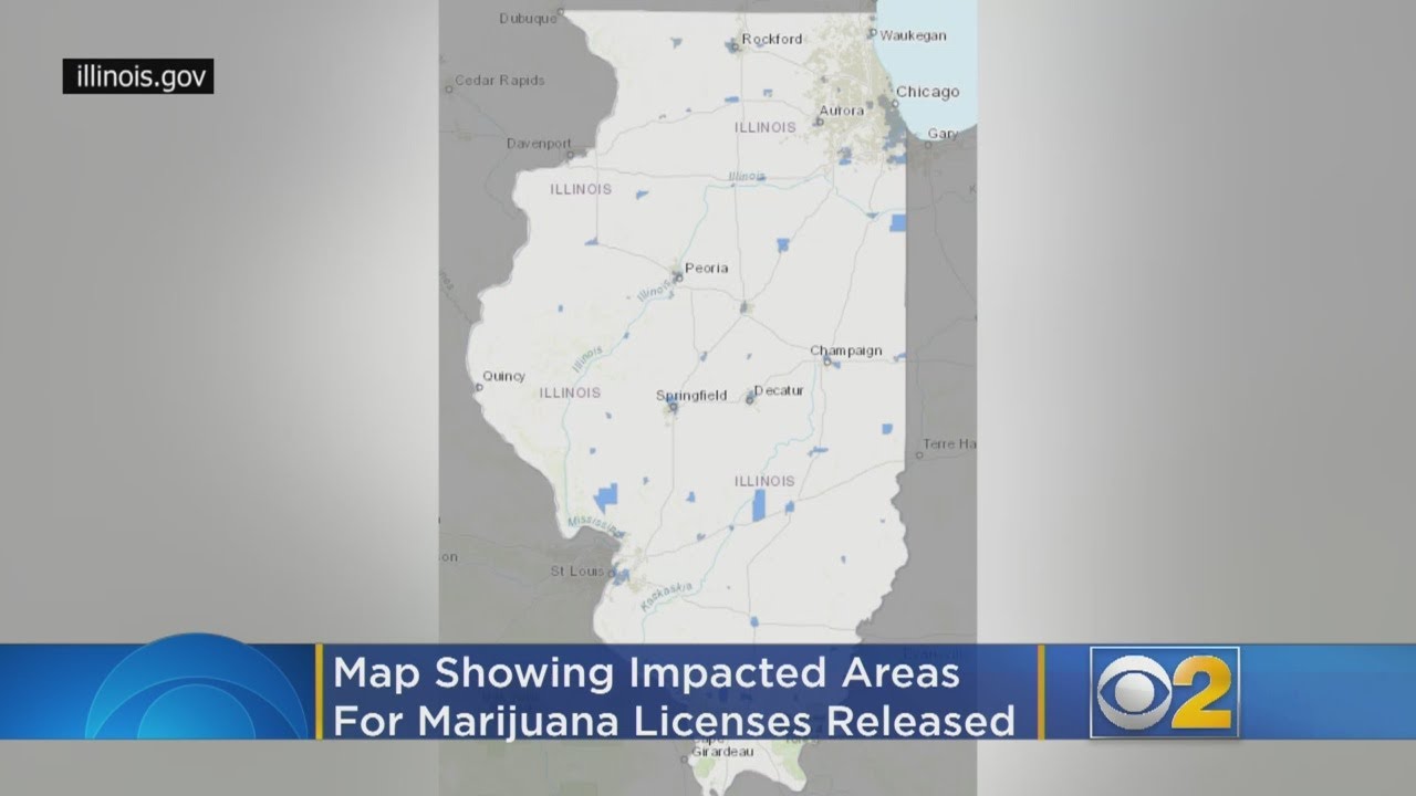 Map Showing Impacted Areas For Marijuana Licenses Released - YouTube