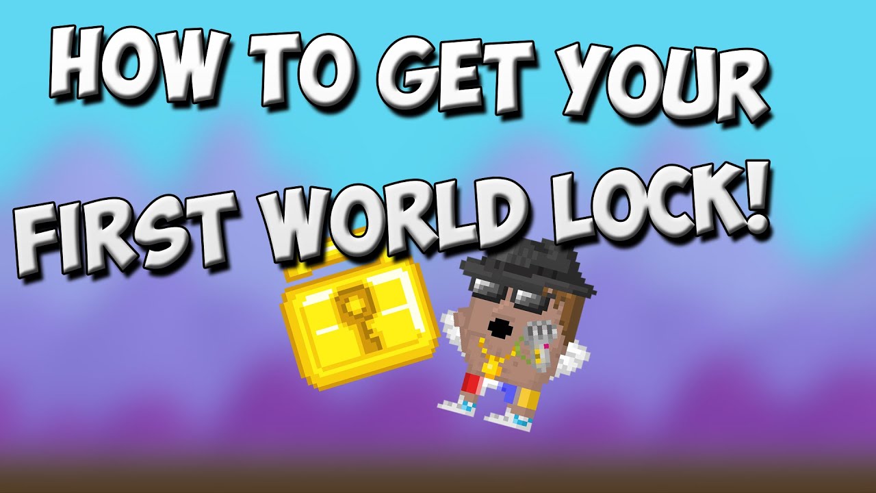 GrowTopia | How To Get Your First World Lock! - YouTube