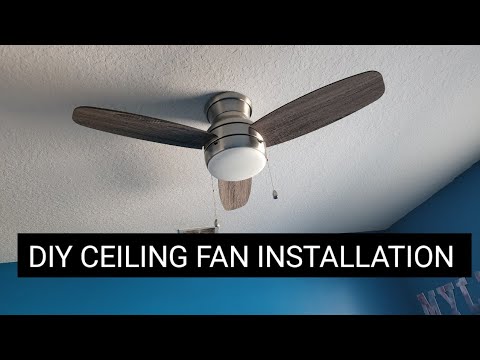 DIY Ceiling Fan Removal and Installation - YouTube