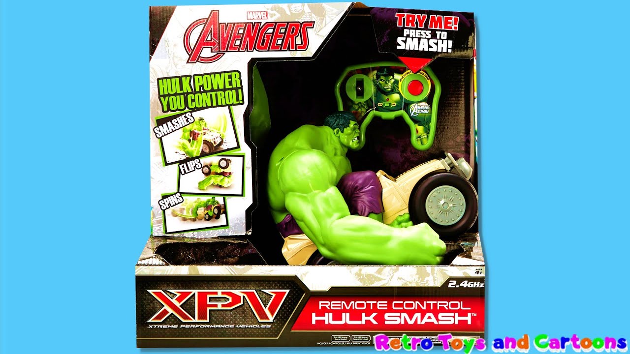Hulk Smash Remote Control RC Marvel Avengers XPV Commercial Retro Toys ...