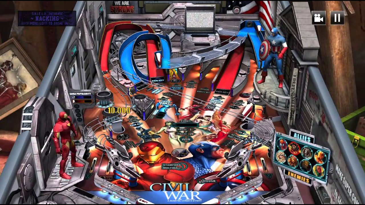 Pinball FX2 [Windows 10] [Microsoft DVR] [Civil War Board] - YouTube