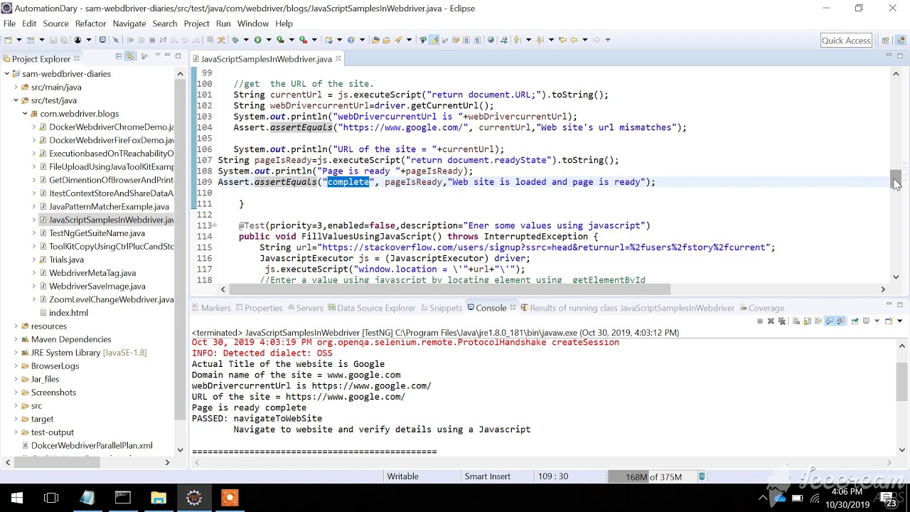Webdriver Javascriptexecutor Interact With Elements And Open And Handle Multiple Tabs Youtube 1394