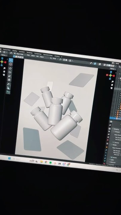 a simple 3D scene you can do #blender #3d #cgi #advertisement #render - YouTube