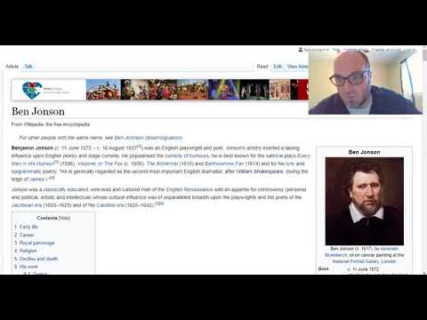 Ben Jonson "On My First Son" Read Aloud w/ Analysis - YouTube